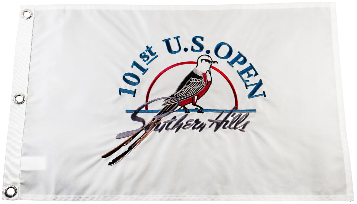 2001 US Open Official Embroidered (Red) Pin Flag - Southern Hills ...