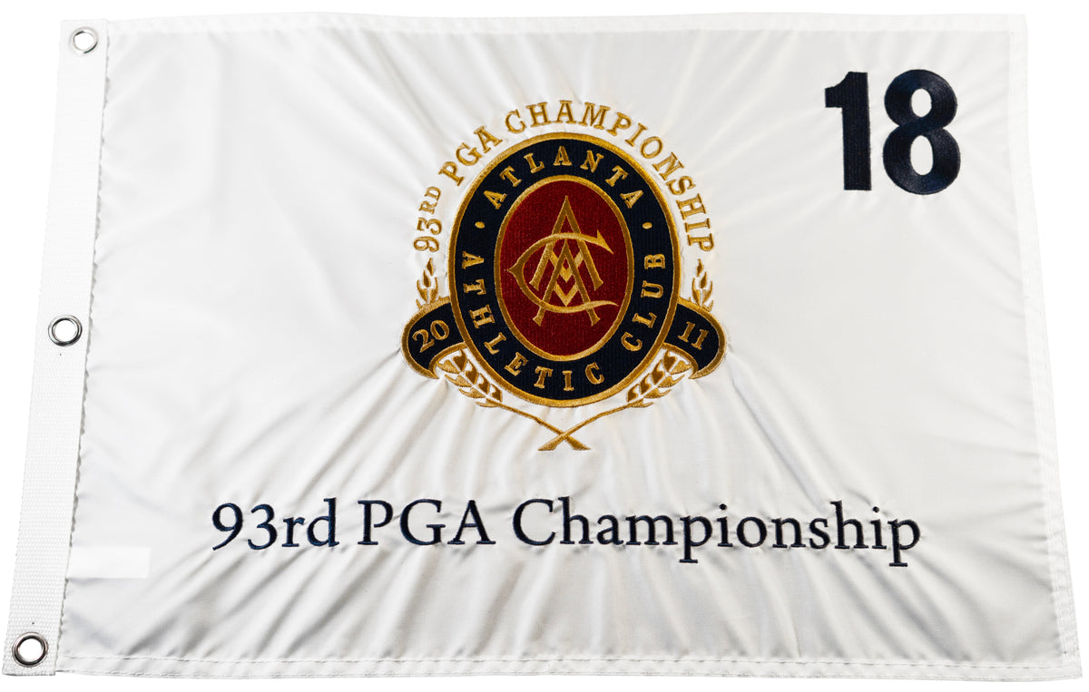 2011 PGA Championship Official Embroidered Pin Flag - Atlanta Country ...