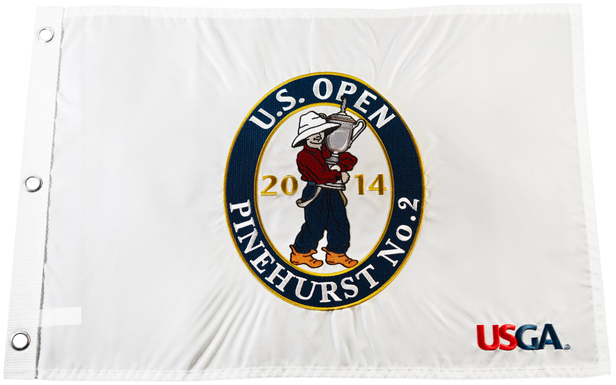2014 US Open Official Embroidered Pin Flag - Pinehurst Resort (Course ...