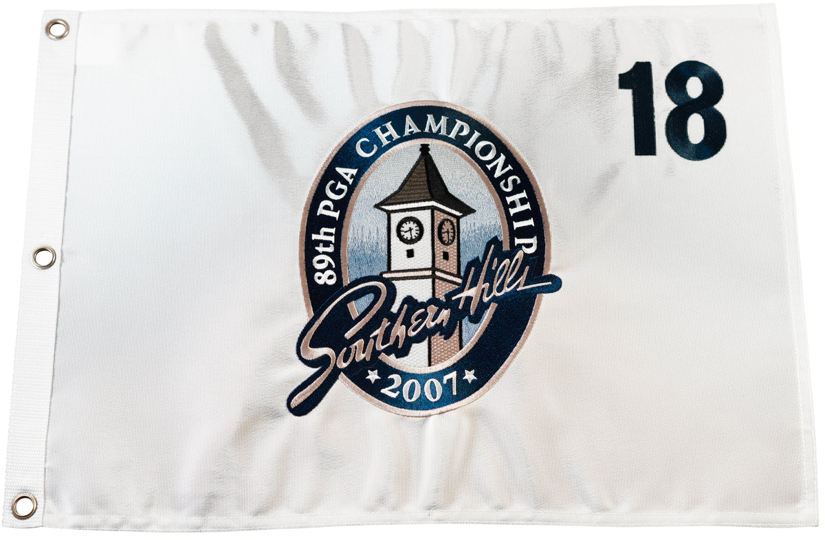 2007 PGA Championship Official Golf Pin Flag Tiger Woods | Patron Gear