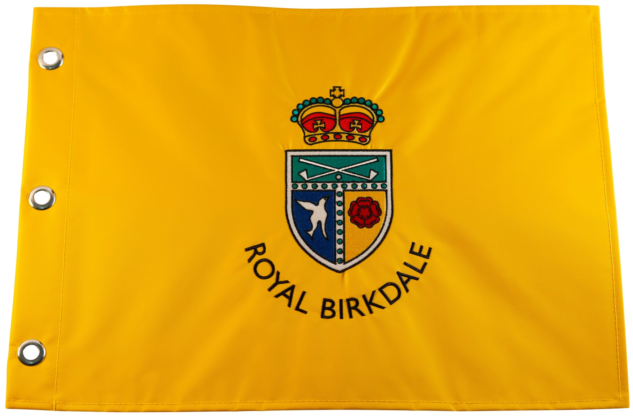 Royal Birkdale Official Embroidered Yellow Pin Flag – Patron Gear