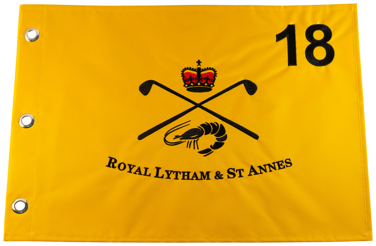 Royal Lytham & St Annes Official Embroidered Pin Flag – Patron Gear