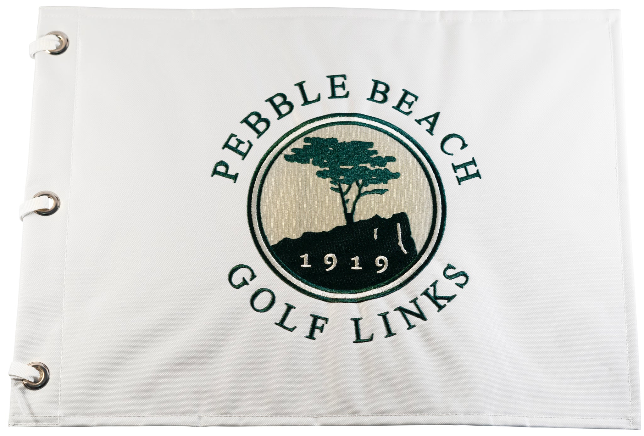 Pebble Beach Golf Links Official Embroidered Pin Flag – Patron Gear