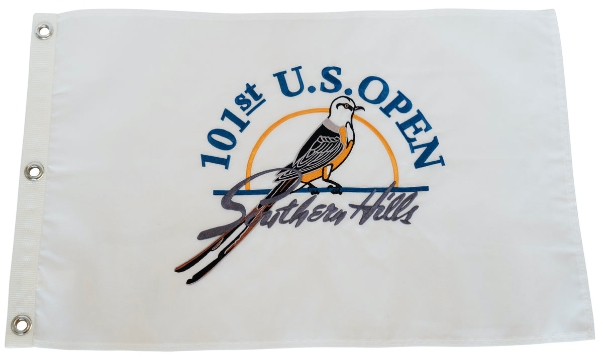 2001 US Open Official Embroidered (Orange) Pin Flag - Southern Hills ...