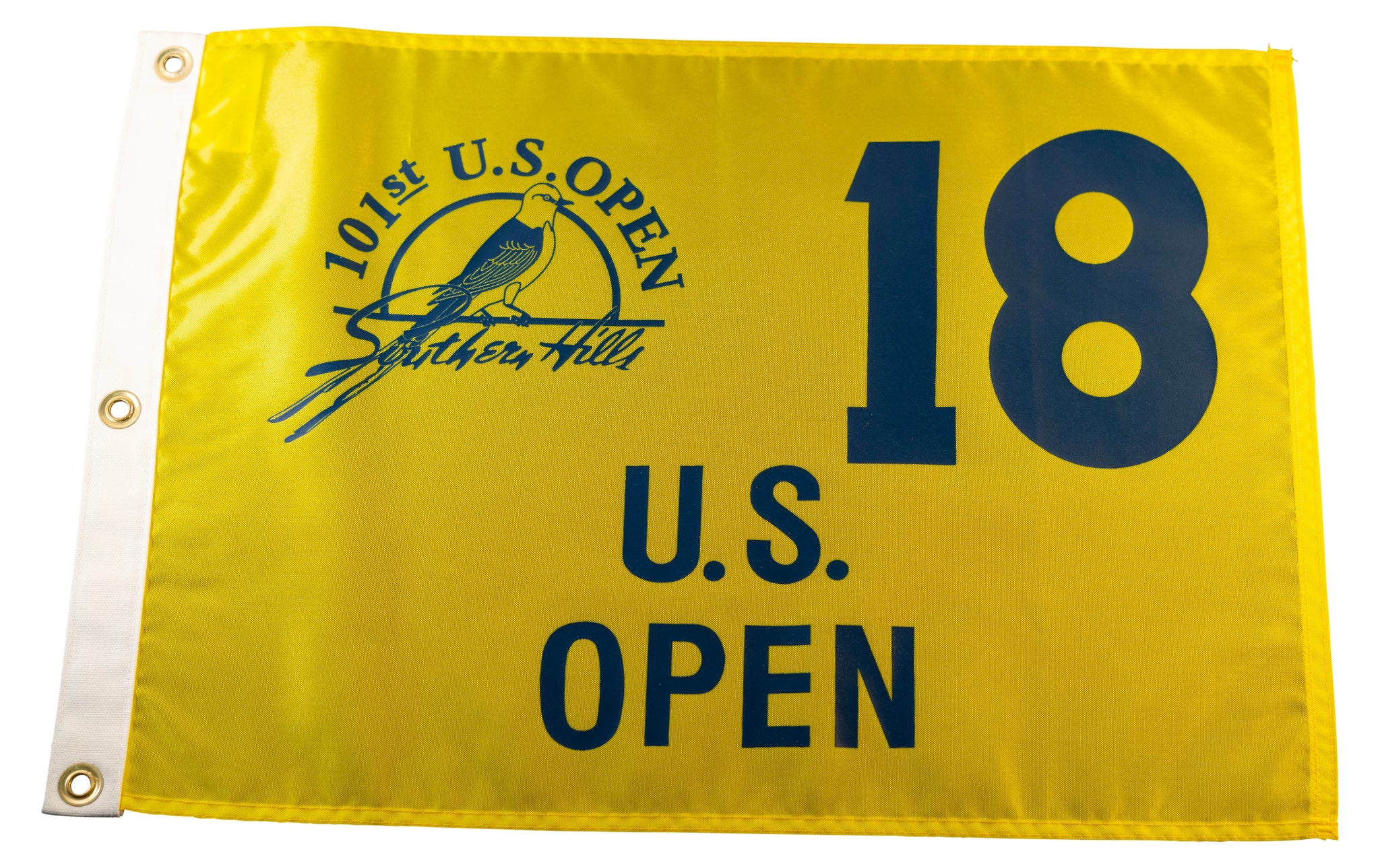 2001 US Open Official Silk Screen Pin Flag - Southern Hills Country Cl ...