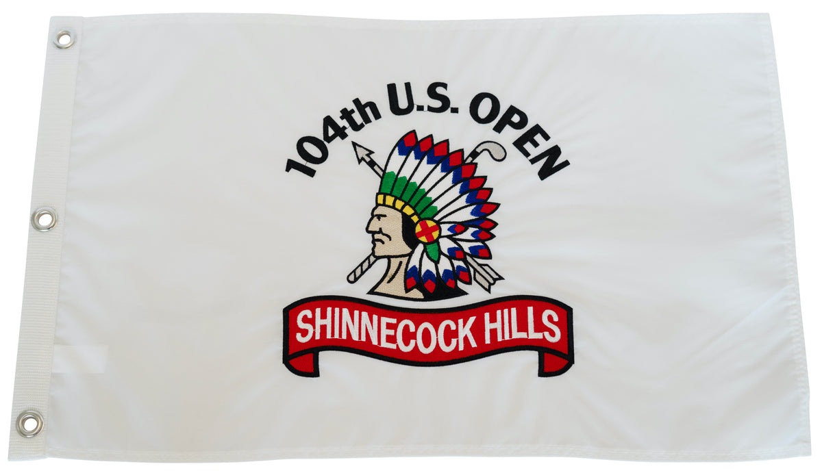 2004 US Open Official Embroidered Pin Flag - Shinnecock Hills – Patron Gear