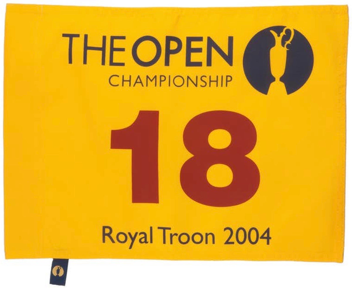 2004 British Open Championship Golf Flag Todd Hamilton | Patron Gear