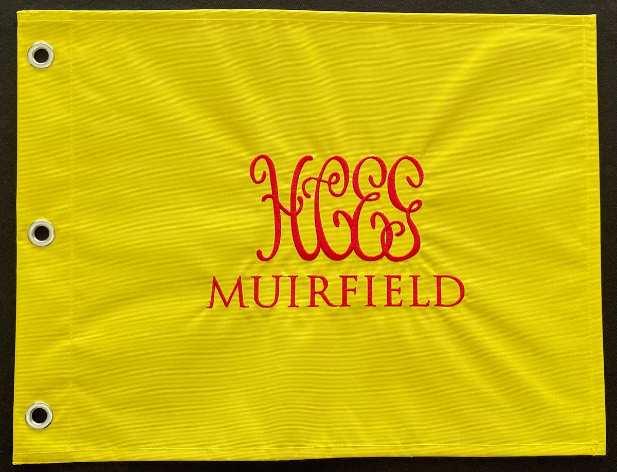 Muirfield Official Embroidered Pin Flag – Patron Gear